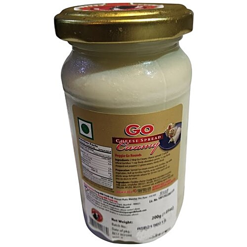 Buy Go Cheese Spread Creamy 200 Gm Bottle Online at the Best Price ...