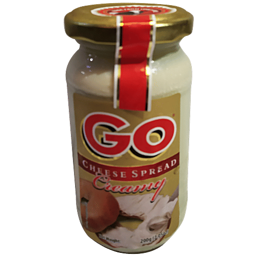 Buy Go Cheese Spread Creamy 200 Gm Bottle Online at the Best Price of ...