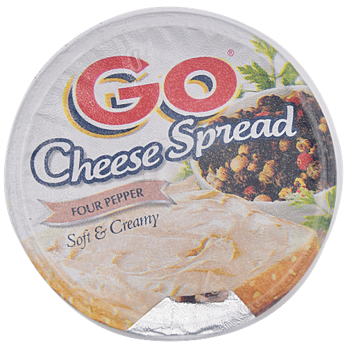 Buy Go Cheese Spread - Four Pepper (Soft & Creamy) 200 gm Cup Online at ...