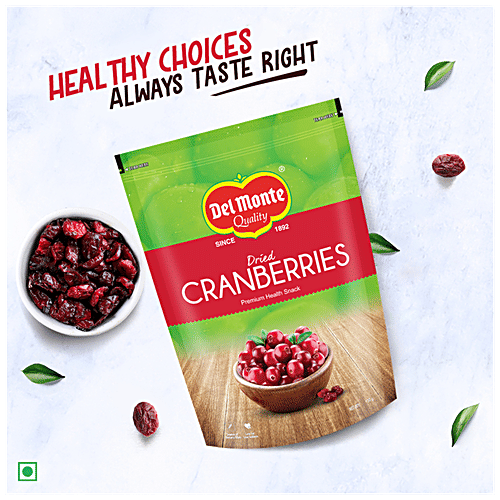 Buy Del Monte Premium Dried Cranberries 130 Gm Online At Best Price of ...
