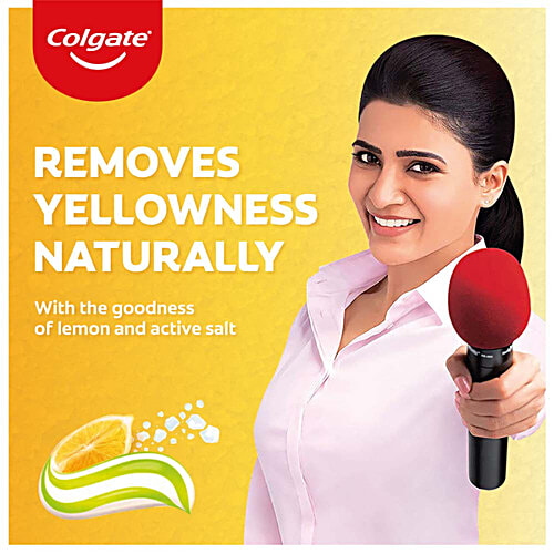 Buy Colgate Toothpaste Active Salt Healthy White Salt Lemon 100 Gm ...