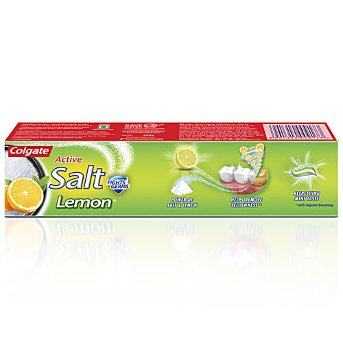 Buy Colgate Toothpaste Active Salt Healthy White Salt Lemon 200 Gm ...