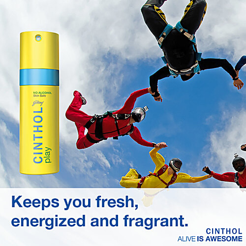 Buy Cinthol Deodorant Spray Play 150 Ml Bottle Online at the Best Price ...