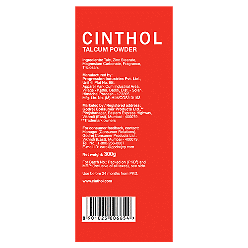 Buy Cinthol Original Talc 300 Gm Online At Best Price of Rs 128.25 ...