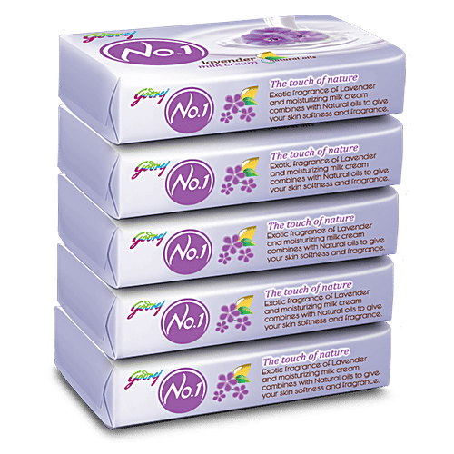 Buy Godrej No 1 Bathing Soap Lavender Milk Cream 100 Gm Online At Best ...