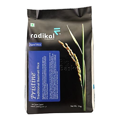 Buy Radikal Traditional Basmati Rice - Pristine Online at Best Price of ...
