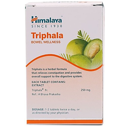 Buy Himalaya Triphala Tablets Wellness 60 Pcs Bottle Online at the Best ...