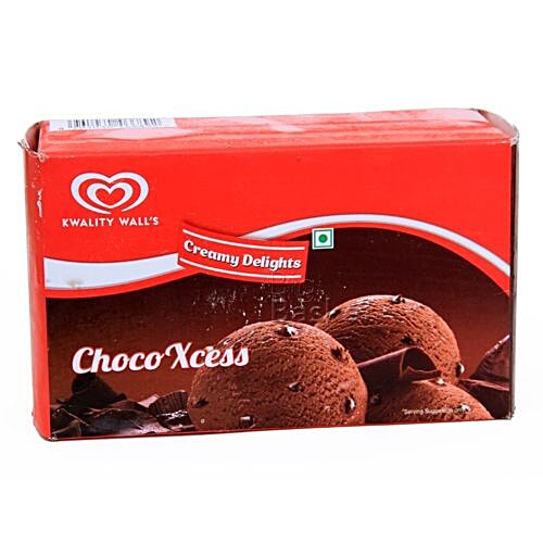 Buy Kwality Walls Frozen Dessert Choco Xcess Creamy Delights 900 Ml ...