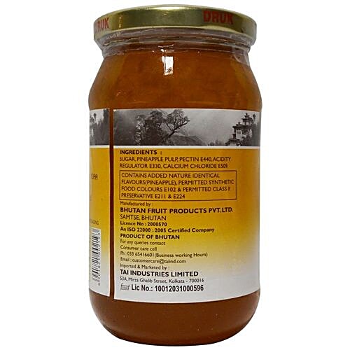 Buy Druk Jam Pineapple 500 Gm Bottle Online at the Best Price of Rs 107 ...