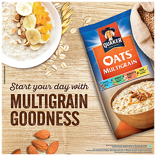 Buy Quaker Oats Plus Multigrain Advantage 300 Gm Pouch Online At Best ...