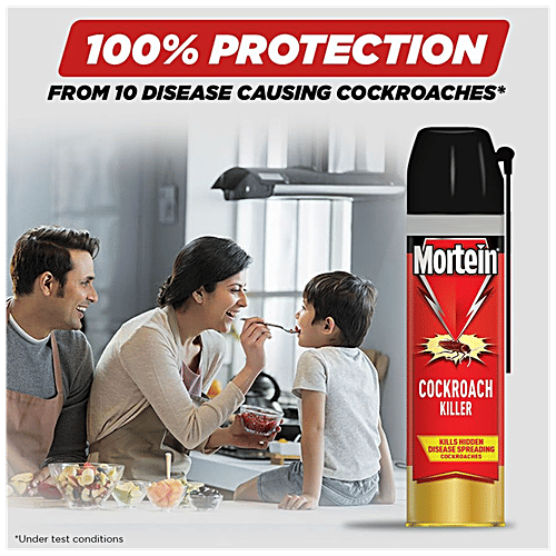 Buy Mortein Cockroach Killer Spray - With Deep Reach Nozzle, Fresh ...