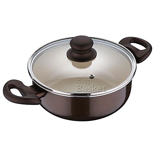 Buy Bergner Ceramic Coating Aluminum Cook and Serve Pot Online at Best ...