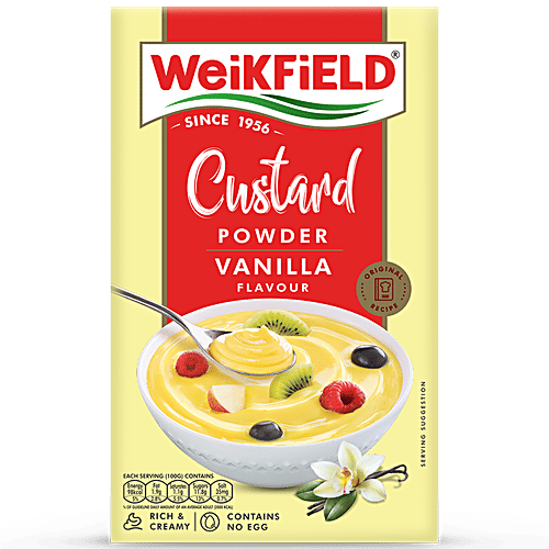 Buy Weikfield Custard Powder Vanilla Flavour 500 Gm Carton Online At ...