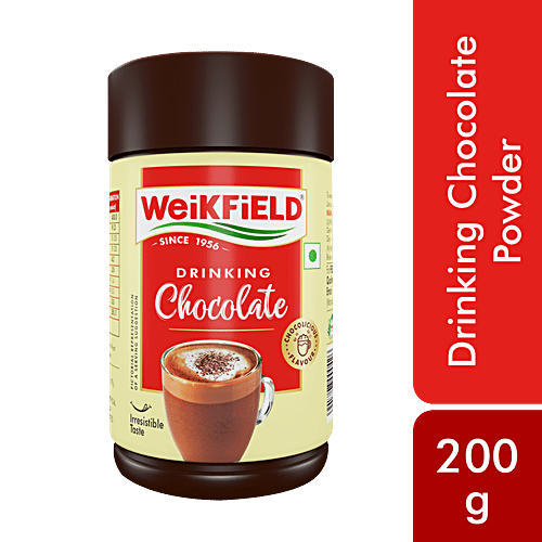 Buy Weikfield Powder Drinking Chocolate 200 Gm Bottle Online at the ...