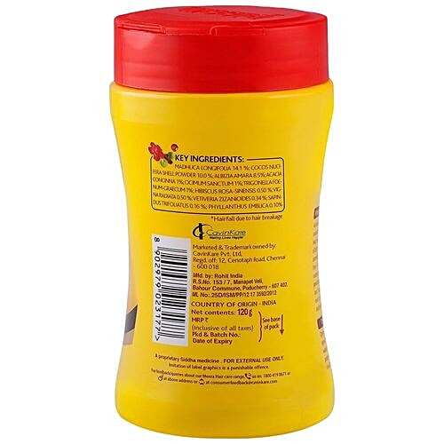 Buy Meera Hairwash Powder Herbal 120 Gm Bottle Online At Best Price of ...