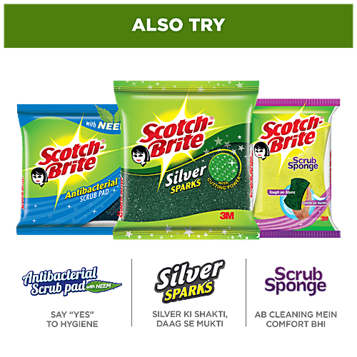 Buy Scotch Brite Scrub Pad Small 75 Cm X 75 Cm Online At Best Price of ...