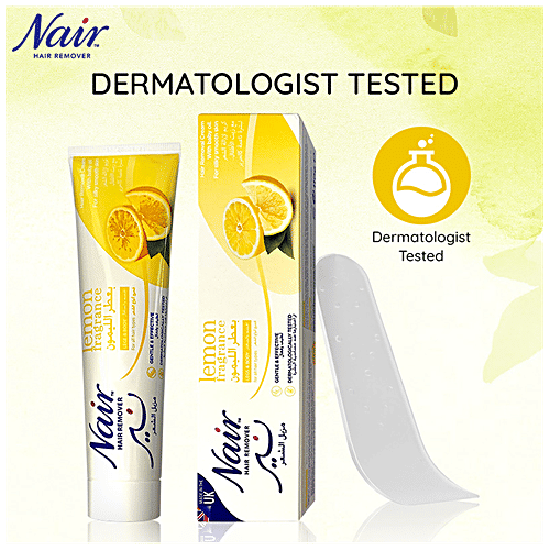 Buy Nair Hair Removal Cream - Lemon Fragrance 110 ml Carton Online at ...