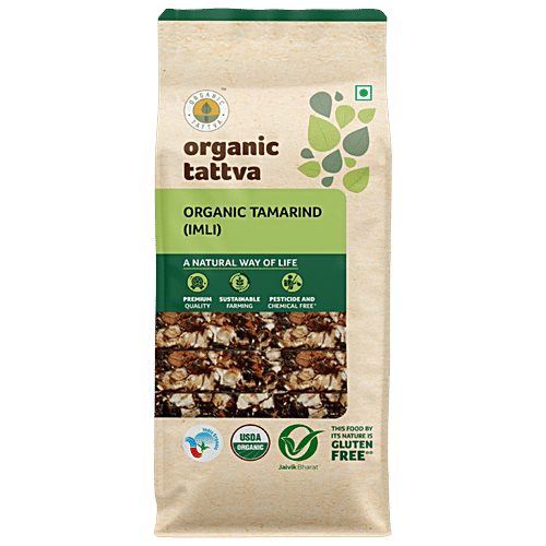 Buy Organic Tattva Tamarind Whole 500 Gm Pouch Online At Best Price of ...