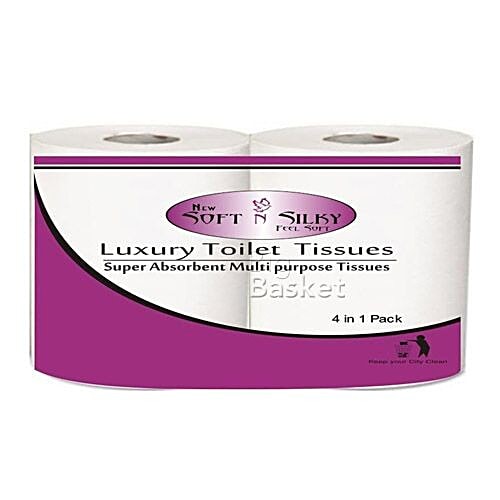 Buy Soft N Silky Toilet Tissue - Roll 4 In 1 Online at Best Price of Rs ...