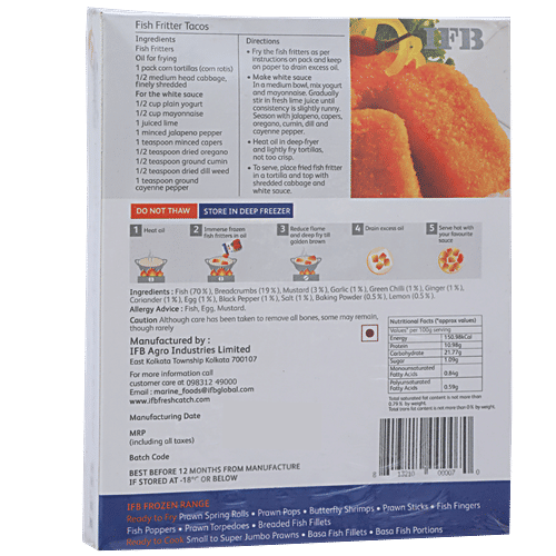 Buy Ifb Fish Fritters 600 Gm Carton Online At Best Price - bigbasket