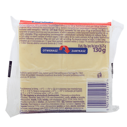 Buy Lactima Cheese Slice Emmentaler 130 Gm Online At Best Price of Rs ...