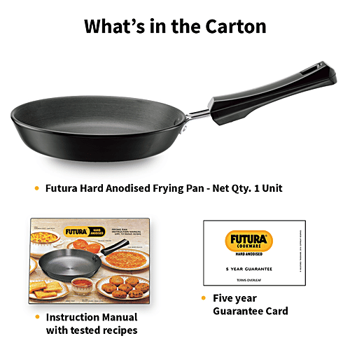 Buy Hawkins Futura - Frying Pan (Hard Anodised) 18 cm, 4.06 mm Online ...