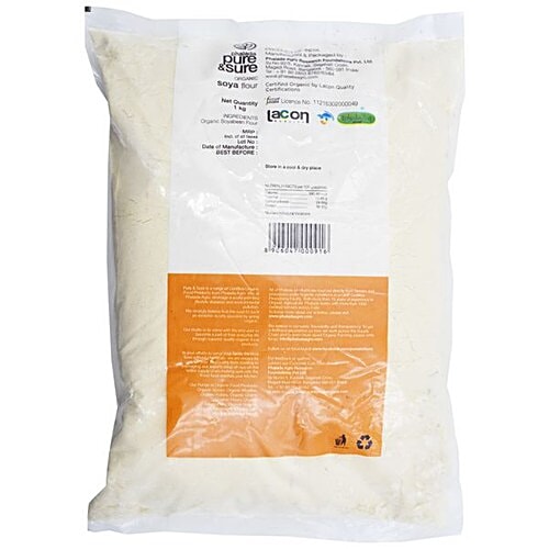Buy Phalada Pure Sure Organic Soya Flour 1 Kg Pouch Online at the Best ...