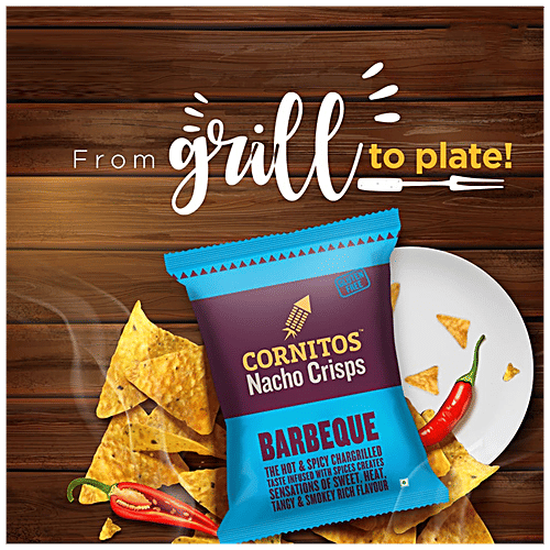 Buy Cornitos Nacho Crisps Barbeque 60 Gm Pouch Online At Best Price of ...