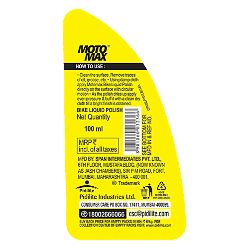 Buy Moto Max Premium Liquid Polish 100 Ml Online at the Best Price of ...