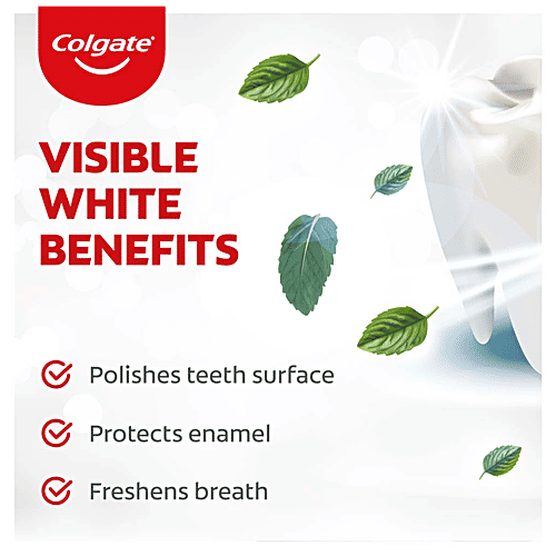 Buy Colgate Toothpaste Visible White Saver Pack 200 Gm Online At Best ...