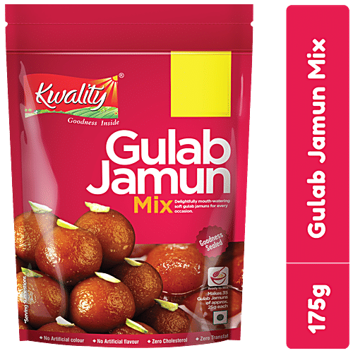 Buy Kwality Ready Mix Gulab Jamun 200 Gm Pouch Online At Best Price of ...