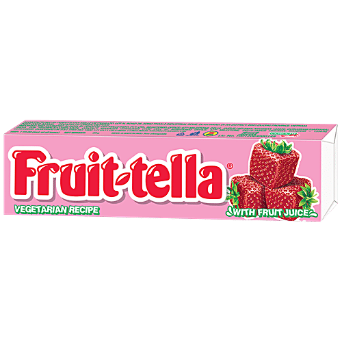 Buy Fruit Tella Chewy Toffee With Strawberry Flavor 45 g Online at the ...