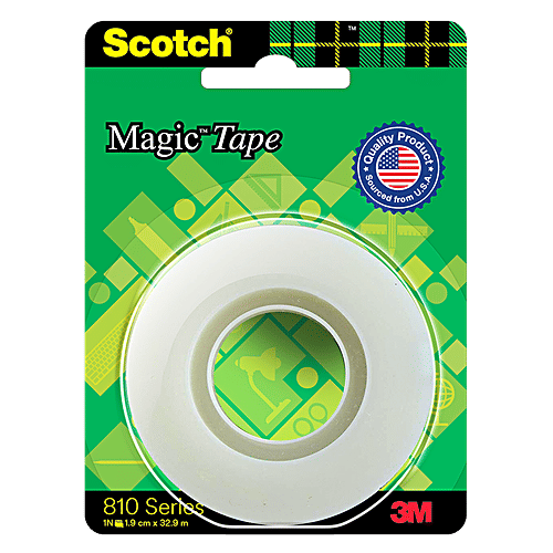 Buy Scotch Magic Tape Refill Roll - 2cm, 810 Series, 19 mm x 32.9 m ...