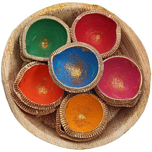 Buy Inspiredkraft Diya with tray -Small Online at Best Price of Rs 95 ...