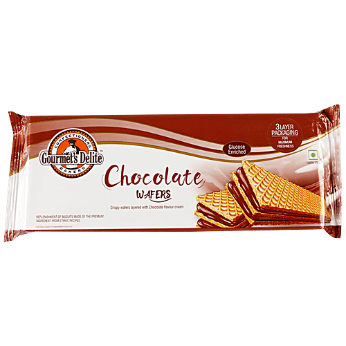 Buy Gourmets Delite Wafers Chocolate 150 Gm Pouch Gm Online At Best ...