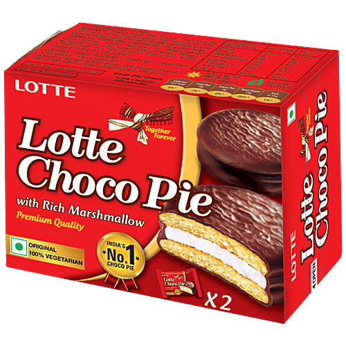 Buy Lotte Choco Pie Premium Quality 56 Gm Online At Best Price of Rs 25 ...