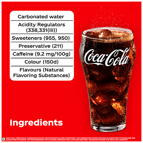 Buy Coca Cola Soft Drink Coke Zero 300 Ml Tin Online At Best Price of ...