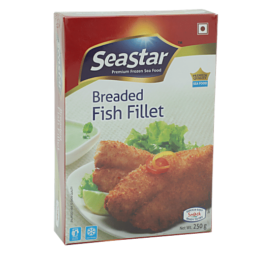 Buy Seastar Fish Fillet Breaded 250 Gm Carton Online At Best Price of ...