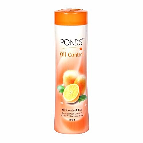 Buy Ponds Oil Control Talc Orange Peel 100 Gm Bottle Online at the Best ...