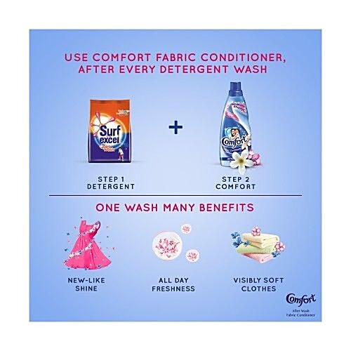 Buy Surf Excel Quick Wash Detergent Powder 60 Gm Pouch Online At Best ...