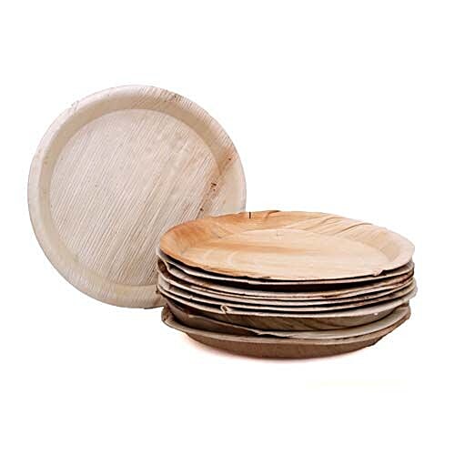 Buy Re Round Plate Biodegradable Areca Leaf 30 Cm Online At Best Price ...