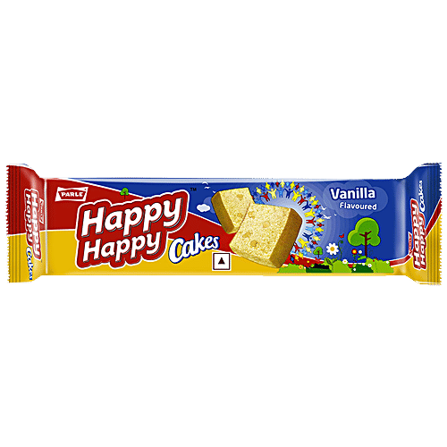 Buy Parle Happy Happy Egg Cake - Vanilla 40 Gm Pouch Online At Best ...