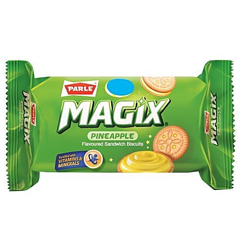 Buy Parle Magix Sandwich Biscuits - Pineapple Online at Best Price of ...