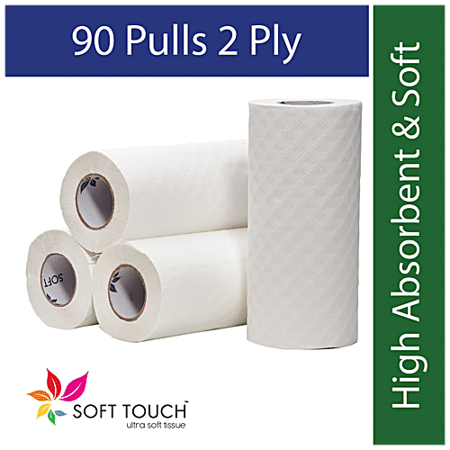 Buy Soft Touch Kitchen Towel Eco 4 In 1 100 Pulls Online At Best Price ...