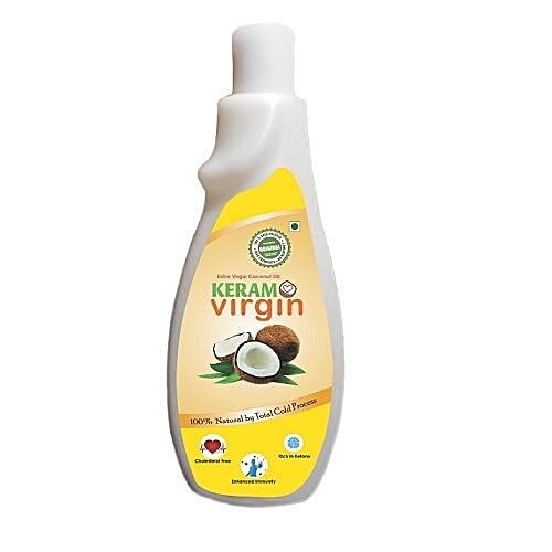 Buy Keram Coconut Oil - Extra Virgin Online at Best Price of Rs null ...
