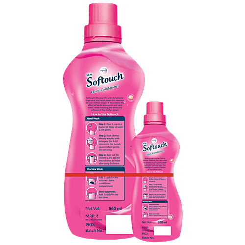 Buy Wipro Softouch Fabric Conditioner Garden Bouquet 800 Ml Bottle ...
