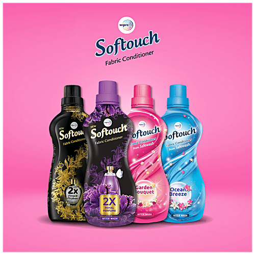 Buy Wipro Softouch Fabric Conditioner Garden Bouquet 800 Ml Bottle ...