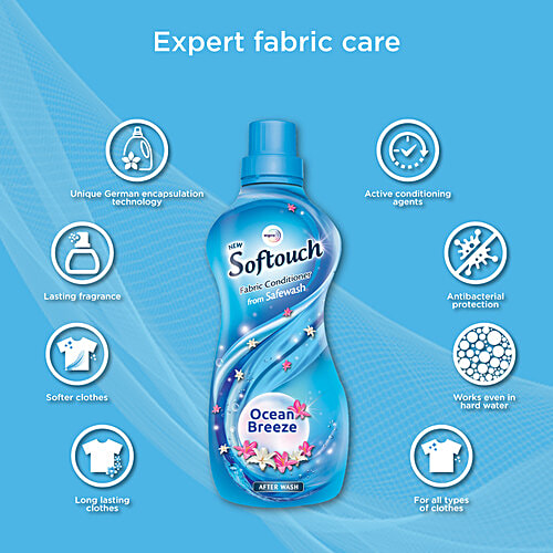 Buy Wipro Softouch Fabric Conditioner Ocean Breeze 230 Ml Bottle Online ...