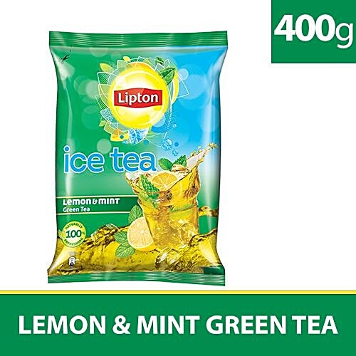 Buy Lipton Ice Tea Premix Green Lemon Mint 400 Gm Online at the Best ...