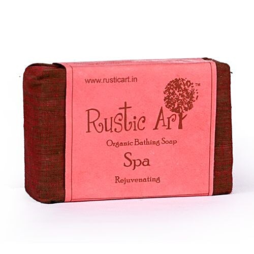 Buy Rustic Art Organic Bathing Soap Spa Rejuvenating 100 Gm Online At ...